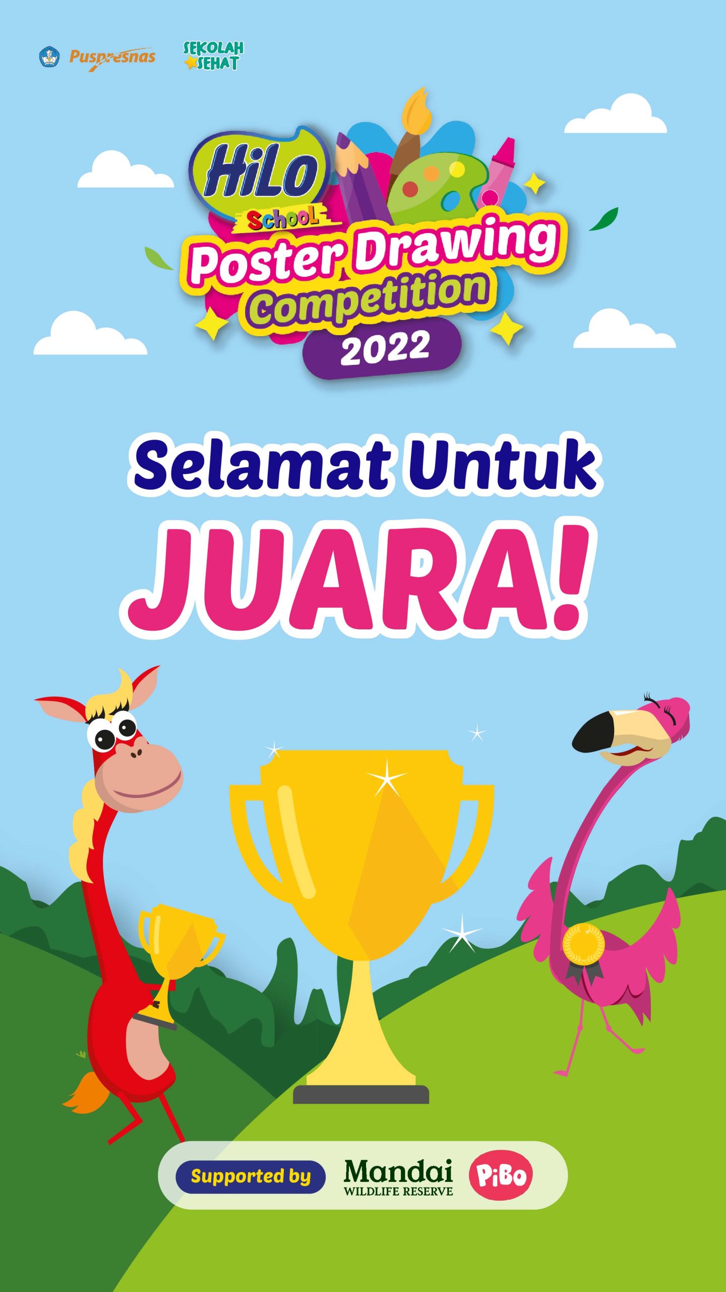 Pemenang HiLo School Poster Drawing Competition 2022 - HiLo School