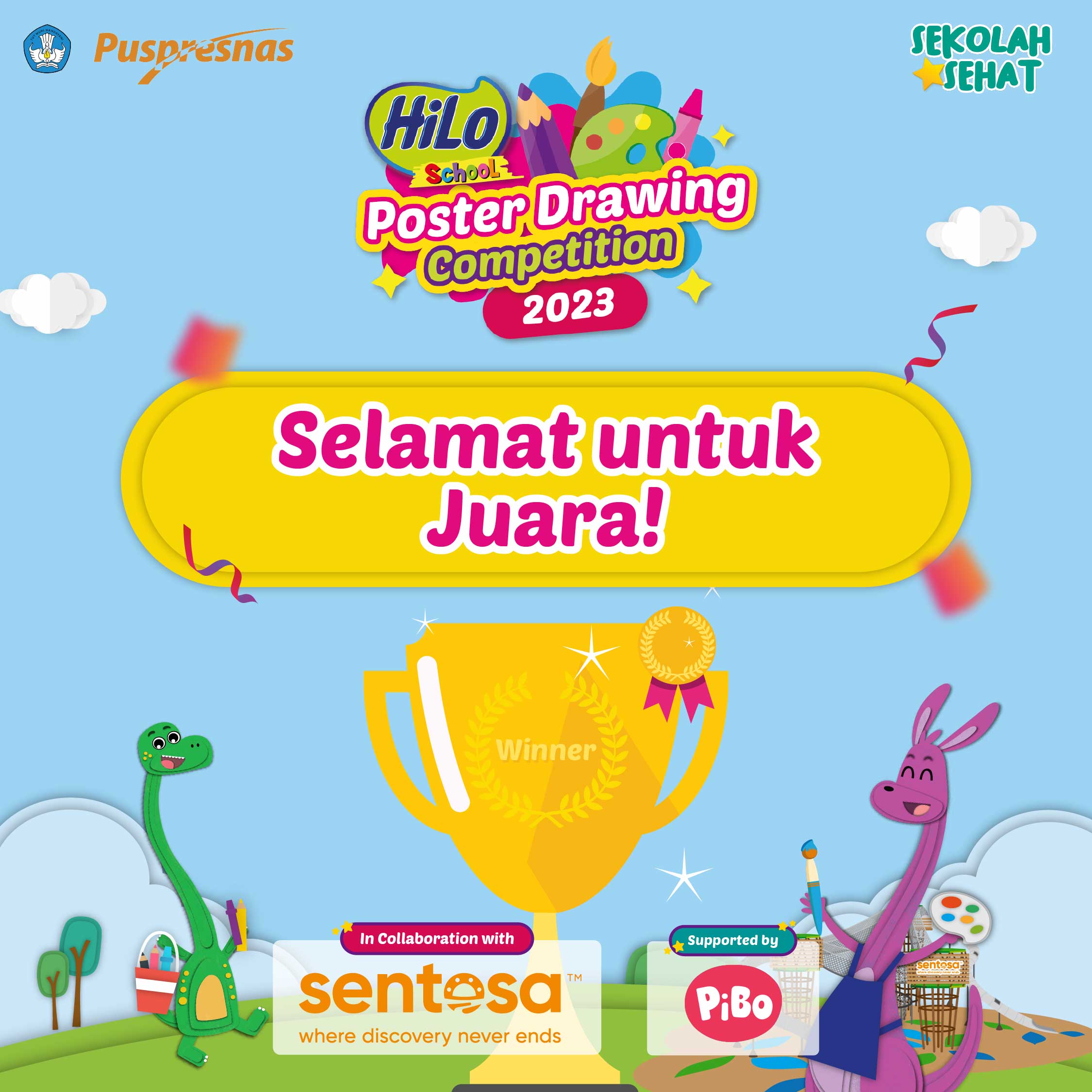 Pemenang HiLo School Drawing Competition 2023 - HiLo School